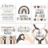 Carson Dellosa We Belong Boho Classroom 8.5" x 11" Posters, 12 ...