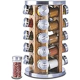Amazon.com: Orii 20 Jar Bamboo Spice Rack with Spices Included ...