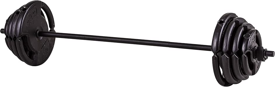 Club Quality 4-Weight Deluxe Barbell Set (Includes The bar) by Step ...