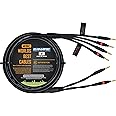 Amazon.com: WORLDS BEST CABLES 6 Foot - Canare 4S11 – Audiophile Grade - HiFi Star-Quad Bi-Wire ...