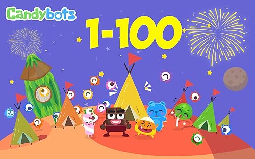 CandyBots Numbers 123 Counting ⭐ Learn 1 to 100:Amazon.co.uk:Appstore ...