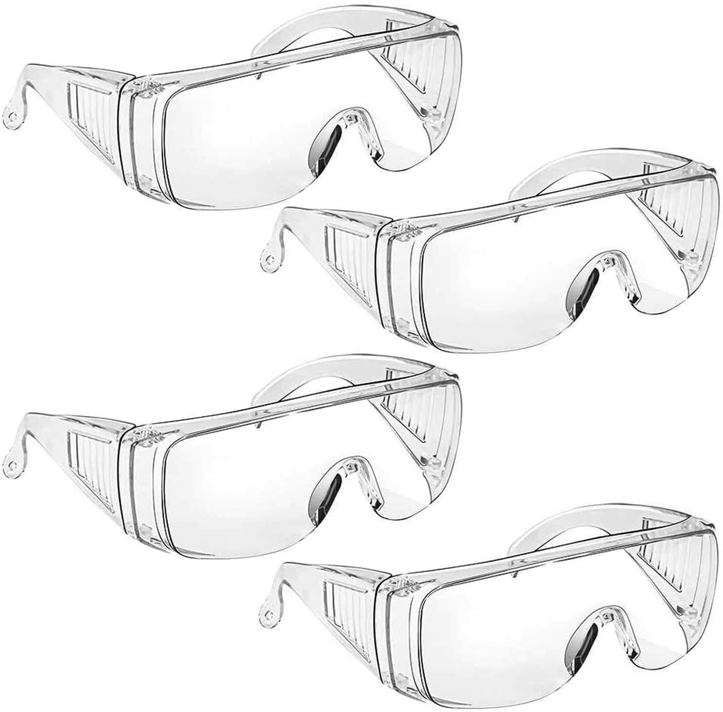 KELO Protective Eyewear Clear Unisex Safety Goggles Eye Protection ...