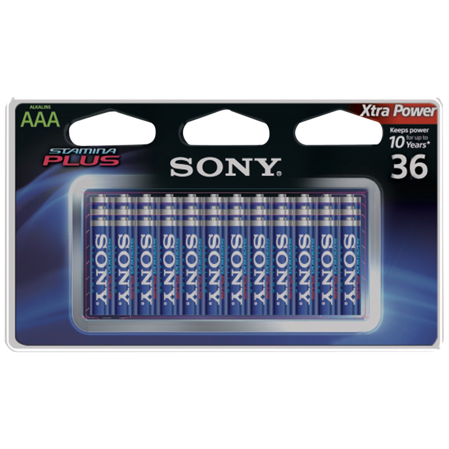 Amazon.com: SONY S-AM3B36A Stamina Plus Alkaline Batteries AA, 36 Pack ...