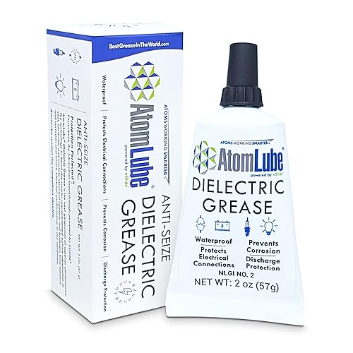 Dielectric Grease, 2 Oz. Tube | Waterproof Dielectric Silicone Grease ...