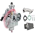 Amazon.com: PowerMotor VM22 Carburetor 26mm with Air Filter for Mikuni Intake Pipe Pit Dirt Bike ...