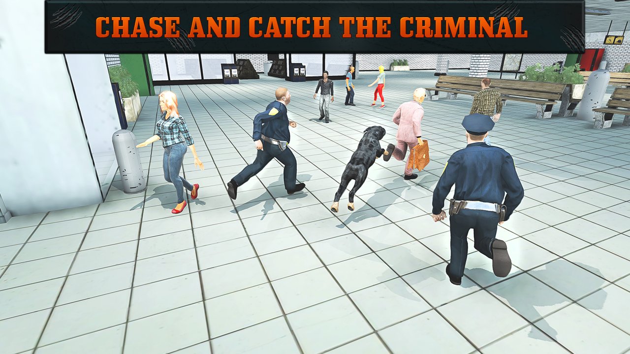 Amazon.com: Rotweiler Police Dog Hunt Crime City Criminal Case 3D: Cops ...