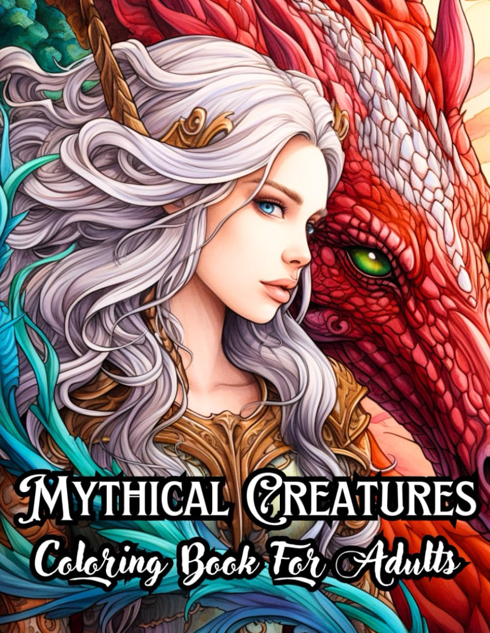 Mua Mythical Creatures Coloring Book for Adults: Dragons, Fairies, Unicorns and Other Cryptids ...