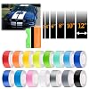 Free Tool Kit 8" Wide 10FT Long Gloss Glossy Gray Racing Stripes Vinyl ...