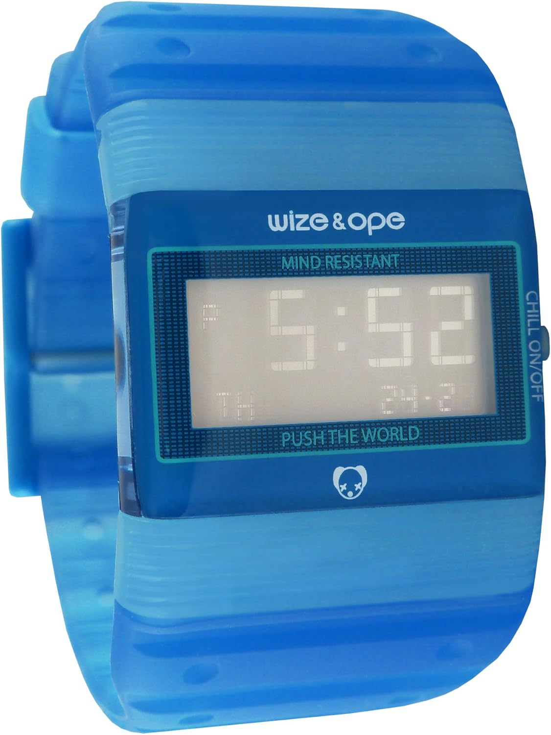 Wize & Ope Unisex Seventy Seven Digital Watch WO-77-9 with Blue Dial ...