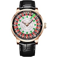 Amazon.com: Roulette Wheel Automatic Watches for Men, NH35A Movement ...