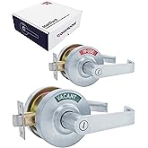 Amazon.com: OAKMOORE Commercial Door Handle | Vacant Occupied ...