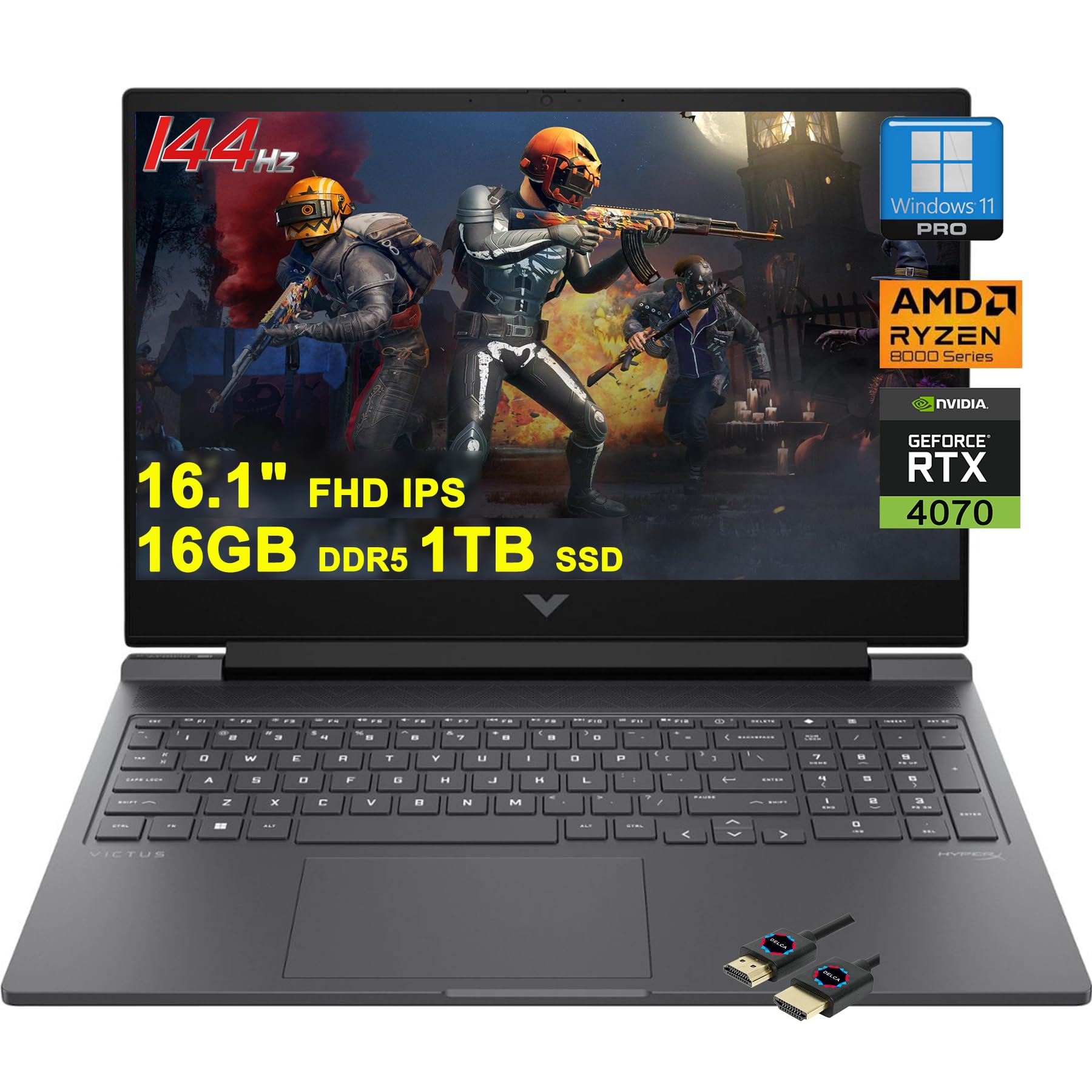 Mua HP Victus 16 Gaming Laptop | 16.1" FHD 144Hz | AMD 8-Core Zen 4 ...