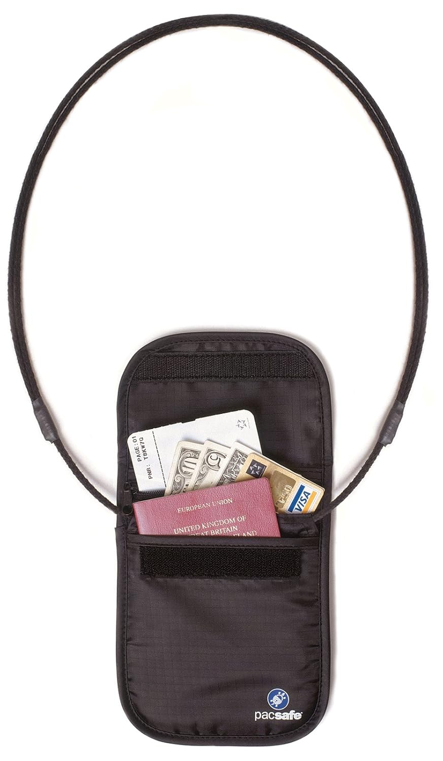 Amazon.com: Pacsafe Pouch, 100 Anti-Theft Neck Pouch, Black
