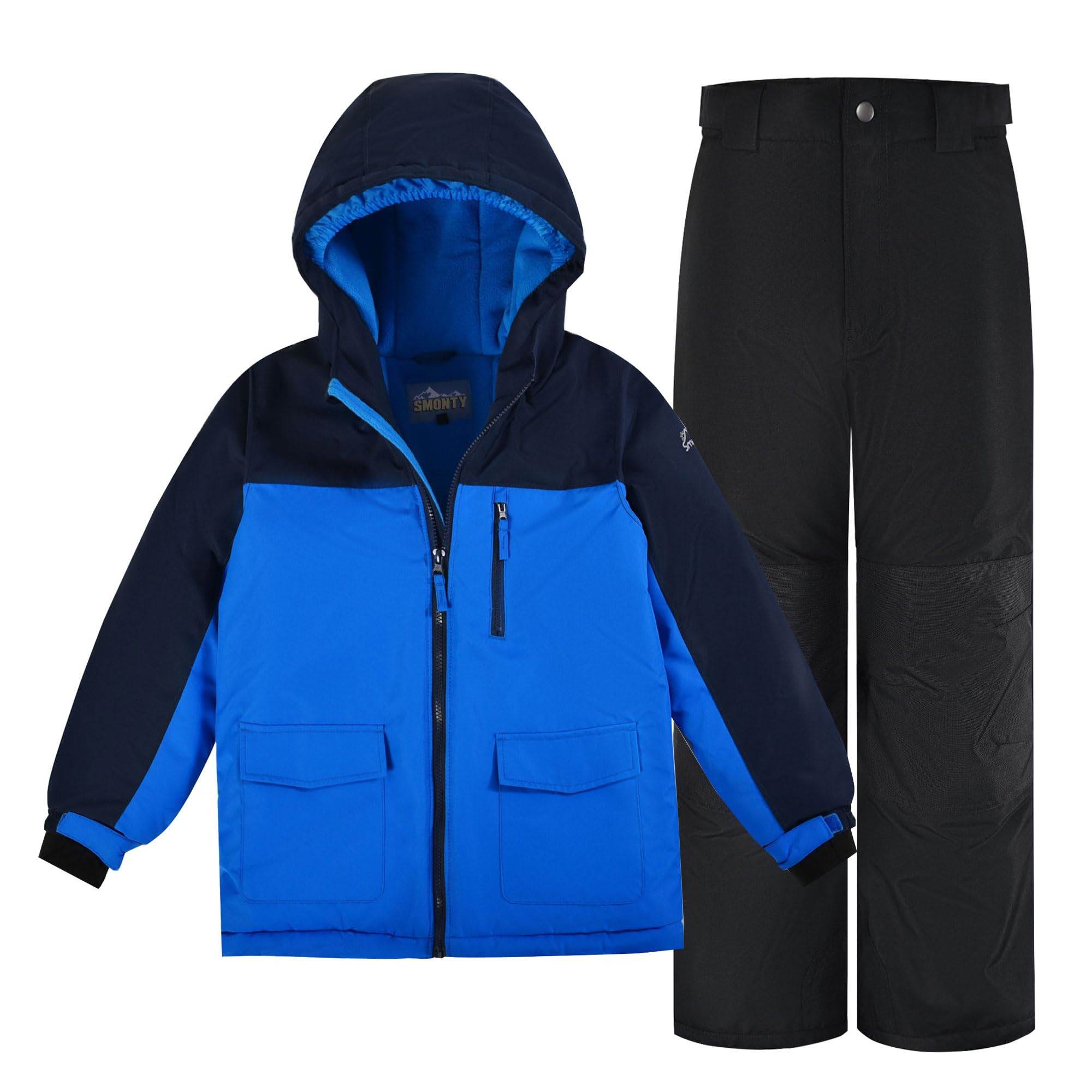 SMONTY COZY Boys Snowsuit With Hood Water-repellent Ski Suit Windproof ...