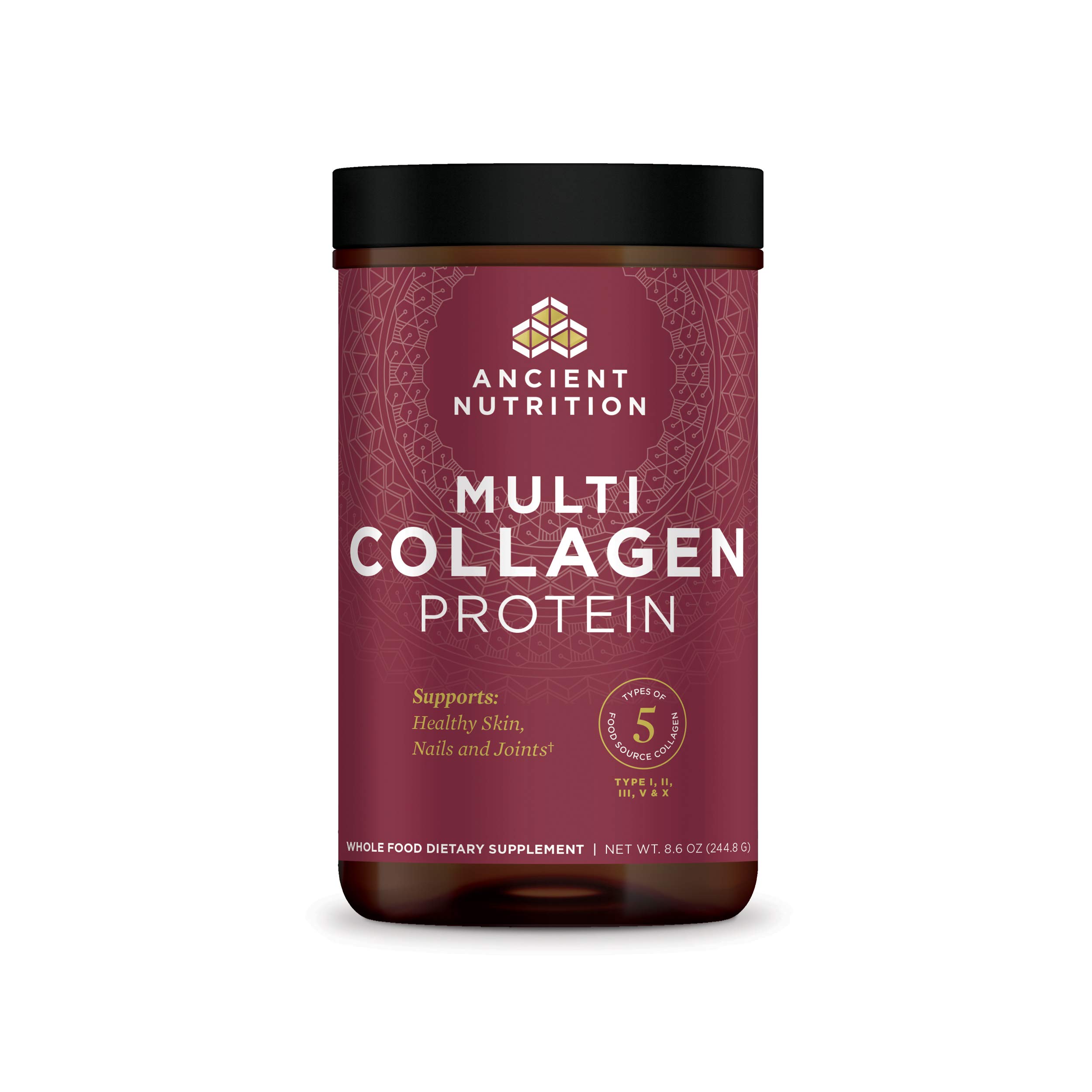 Multi Collagen Protein Powder Pure, Formulated by Dr. Josh Axe, 5 Types ...