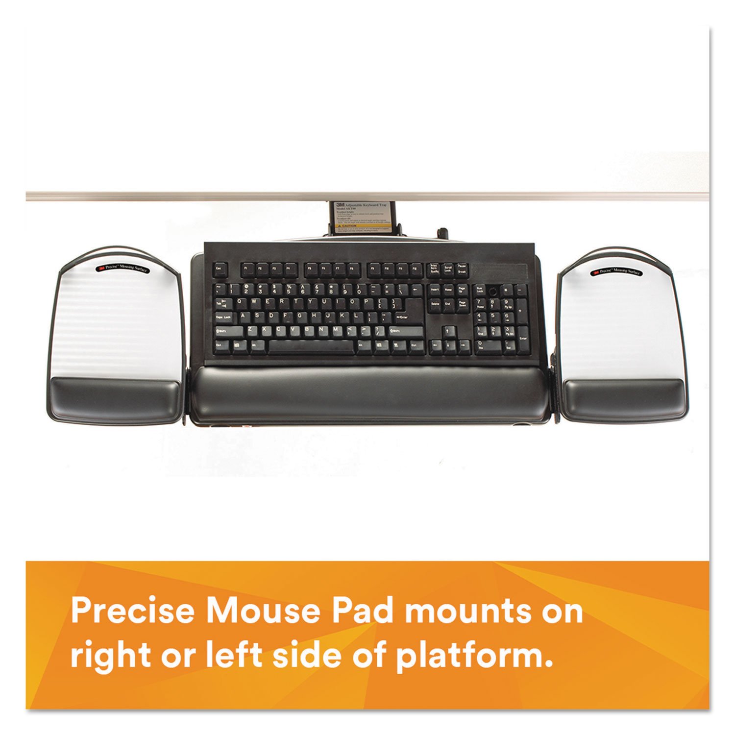 Mua 3M Keyboard Tray with Adjustable Keyboard and Mouse Platforms, Turn ...