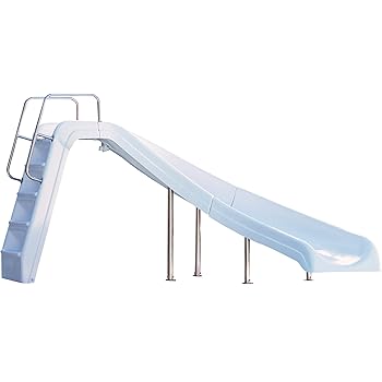 Amazon.com : Inter-Fab WWS-CR-SS Water Pool Slide, White Water, White ...