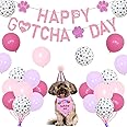 Amazon.com: Sursurprise Gotcha Day Decorations Happy Gotcha Day Banner ...