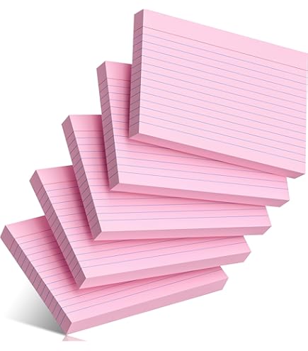 Pink Index Card