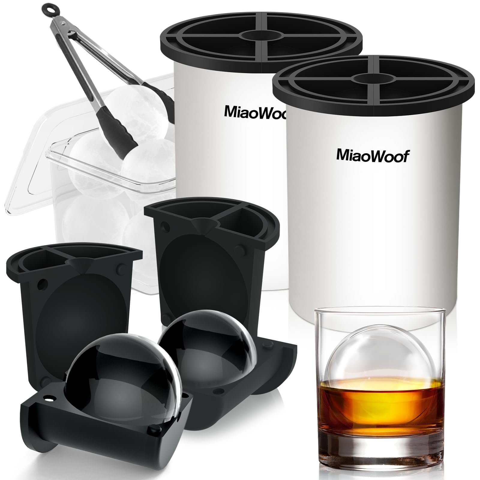 Clear Ice Cube Maker, 2.5 Inch Stainless Steel Crystal Large Clear Ice ...