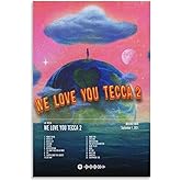 Amazon.com: RMENST Lil Tecca Poster - We Love You Tecca 2 Canvas Poster ...