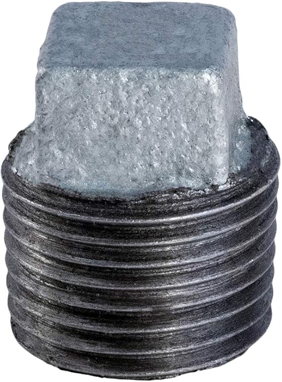 Everflow Supplies GMPL3000 3" Galvanized Malleable Iron Plug with ...