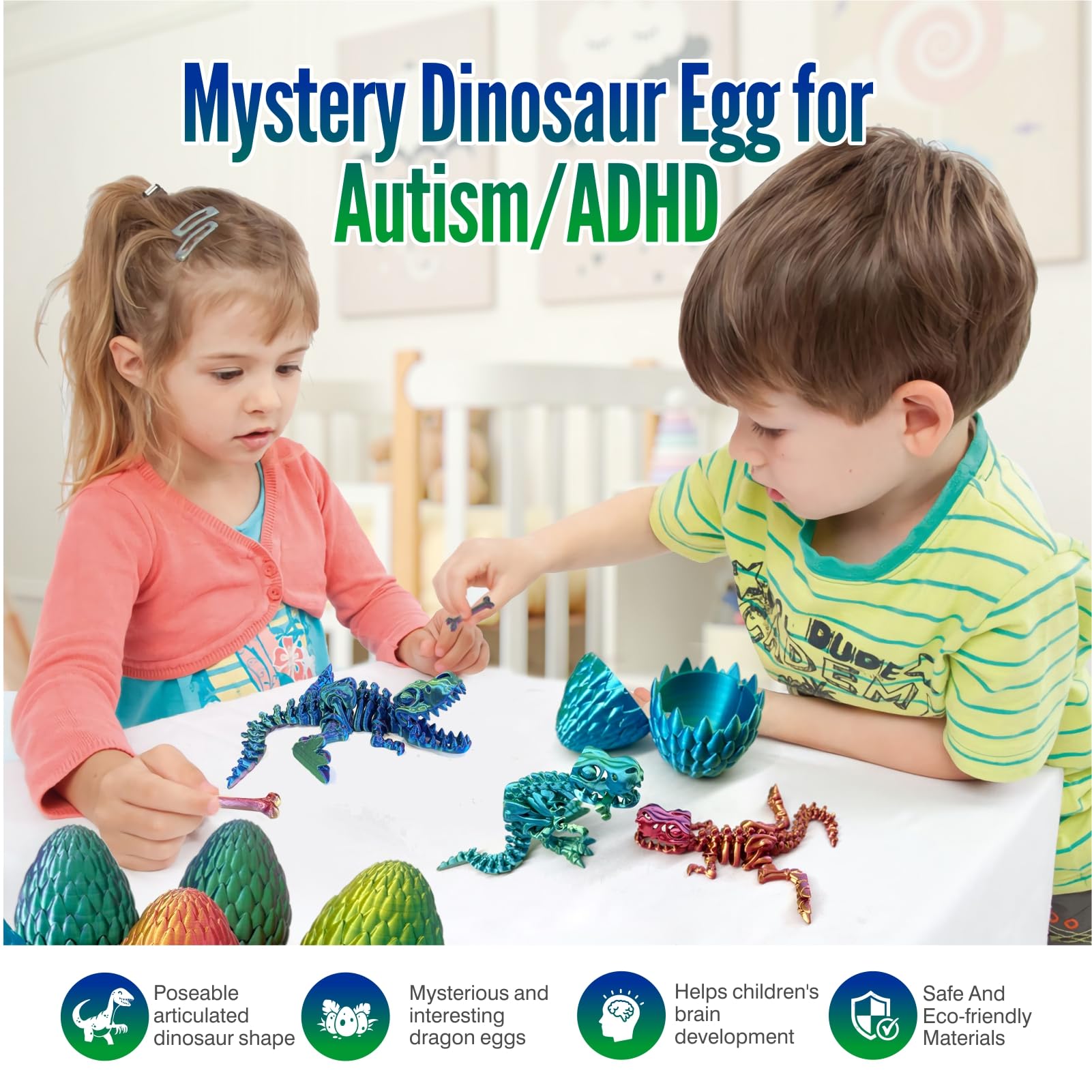 Mua 3D Printed Dinosaur Toy Bones with Dinosaur Egg, 3D Printed ...