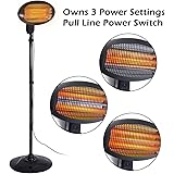 Firefly 2KW FreeStanding Water Resistant Infared Electric Garden ...