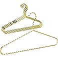 Amazon.com: Gold Metal Braided Clothes Hangers | Luxurious, Strong ...