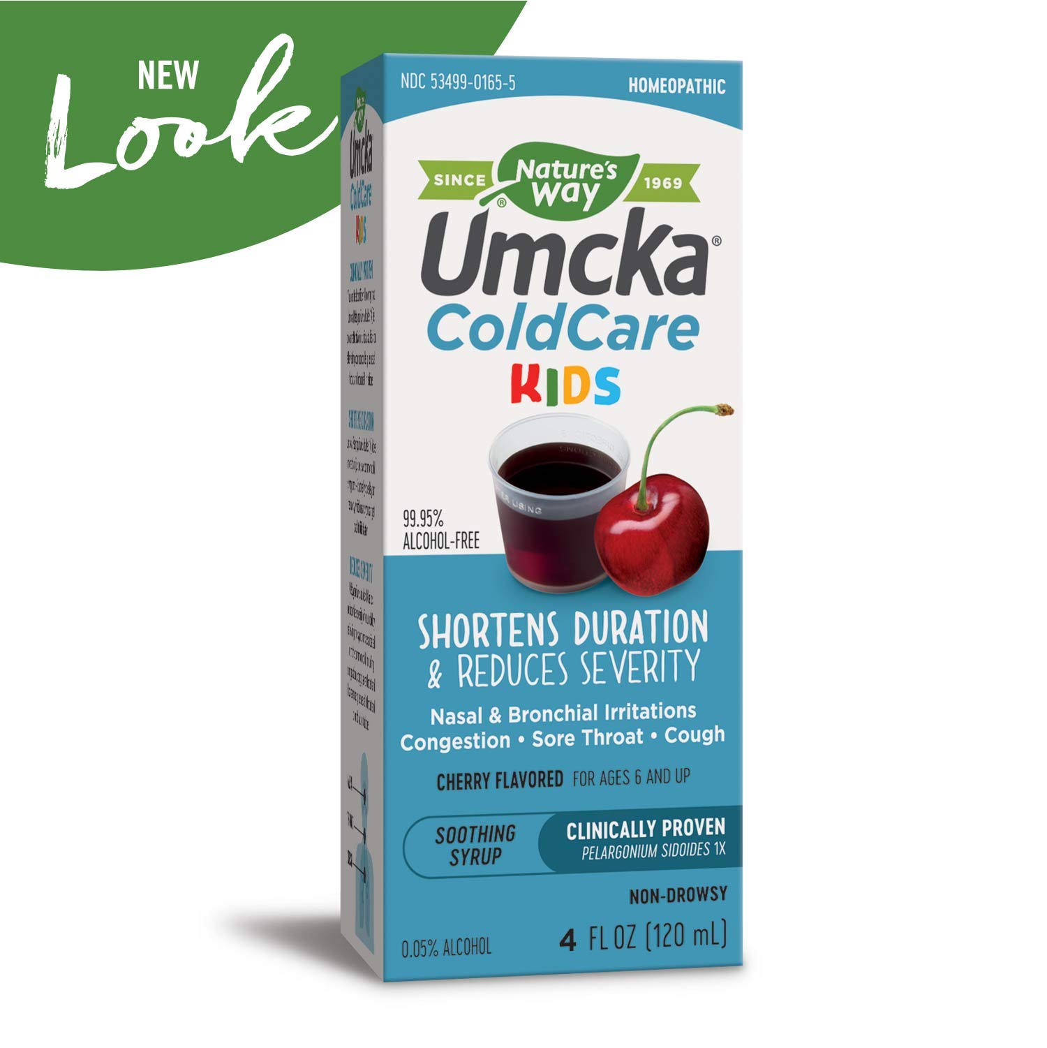 Nature's Way Umcka ColdCare Children's Cherry Syrup, Kids 6+, 4 Oz
