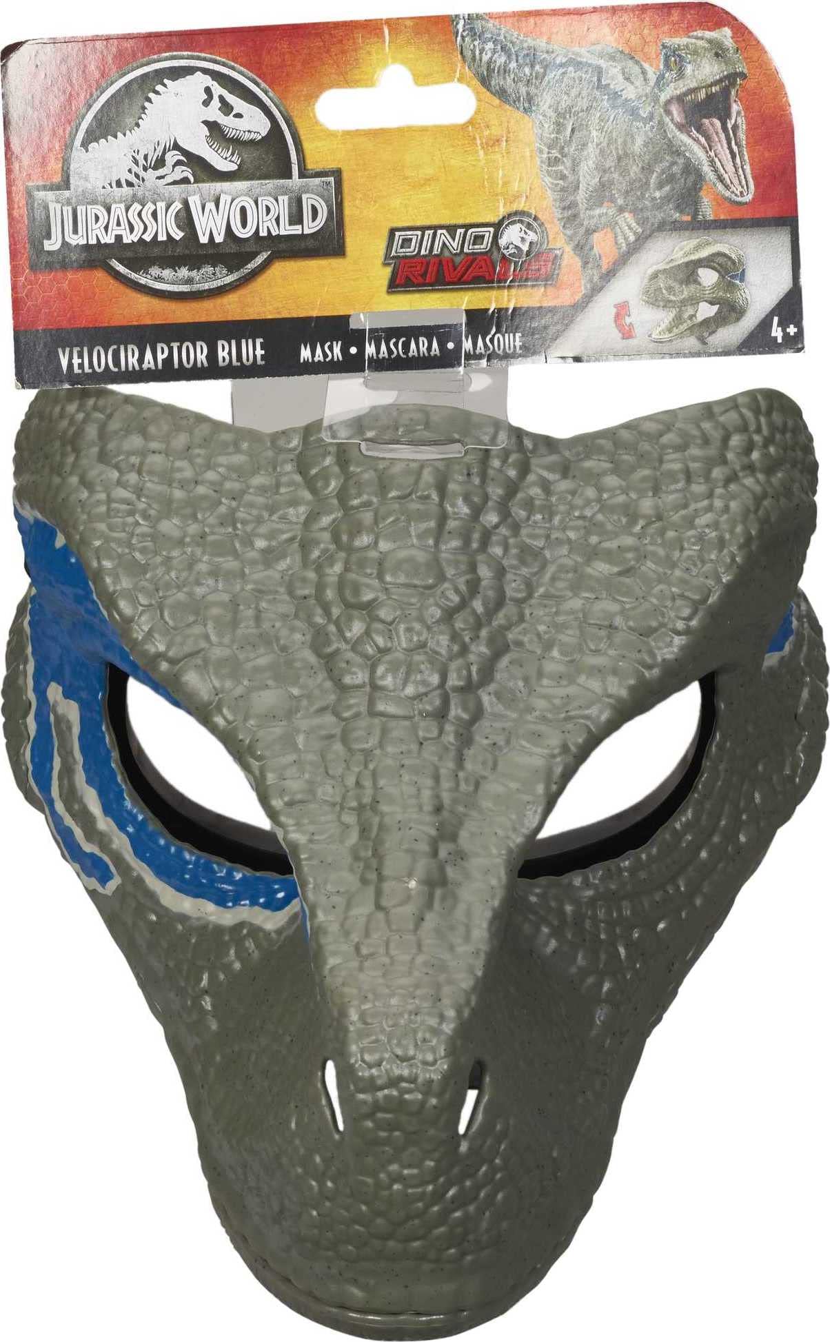 Mua Mattel Jurassic World Dominion Velociraptor Blue Dinosaur Mask ...