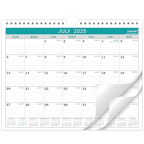 2025-2026 Wall Calendar - Calendar 2025-2026, 8.5" x 11", July 2025 to ...