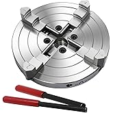 Wood Lathe Chuck, 6 inch 4 Jaws, Self-Centering Lathe Chucks for Woodturning, 4 Jaw Chuck for ...