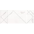 Amazon.com: Quilt in a Day Jumbo Flying Geese Quilting Ruler 2 ruler set