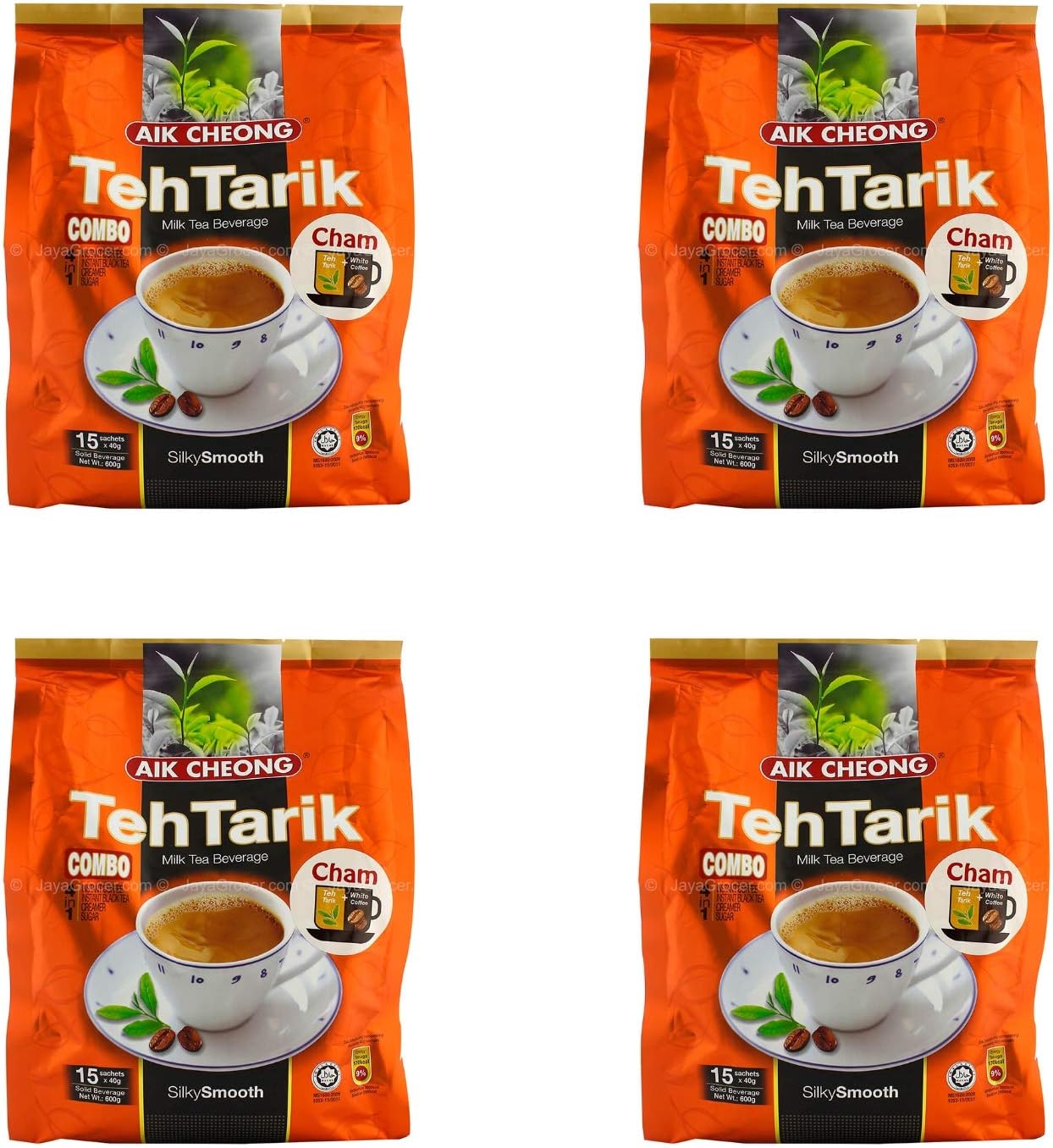 Amazon.com: 4 Pack Aik Cheong Teh Tarik Milk Tea Beverage Cham (Milk ...
