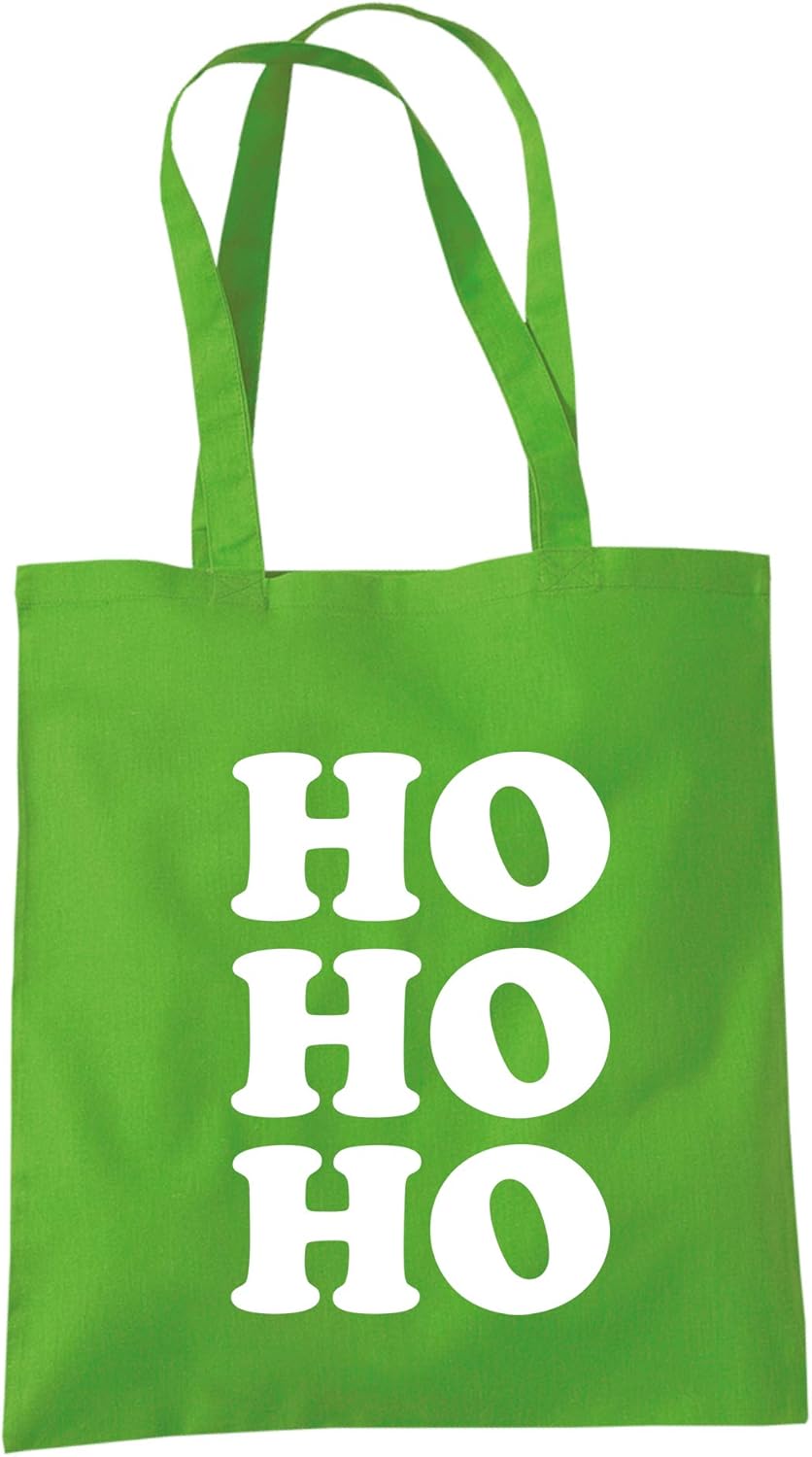 illustratedidentity Ho Ho Ho tote bag 37.5 x 42cm with long handles ...
