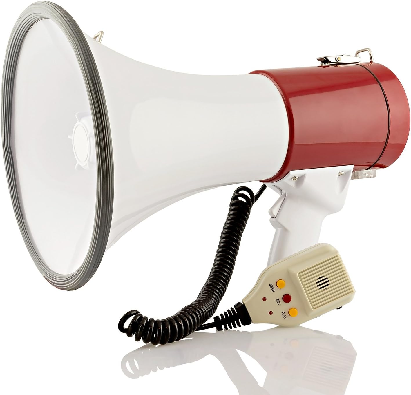 Profi Megaphon Megafon mit Sirene 25W Watt Original Qualilux: Amazon.de ...
