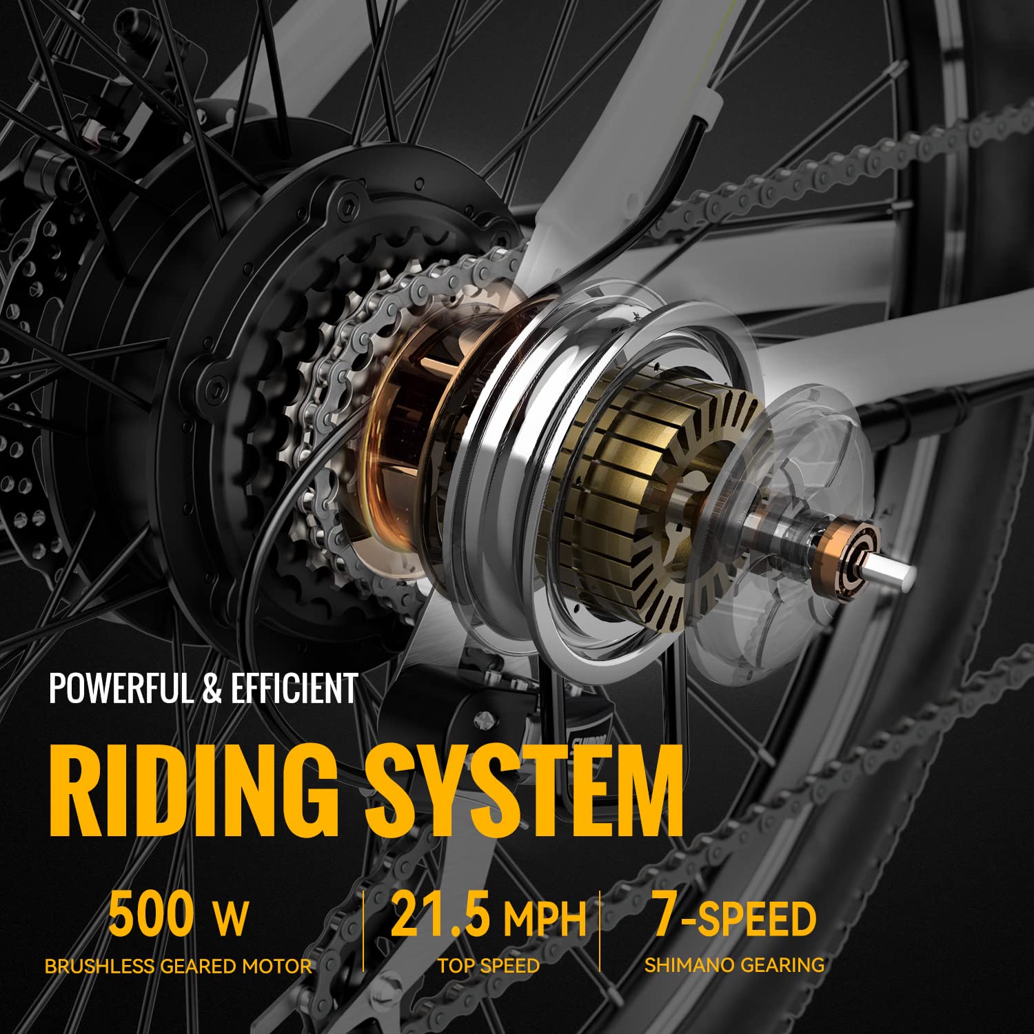 Mua Heybike Race Max Electric Bike for Adults with 500W Motor, 22mph ...