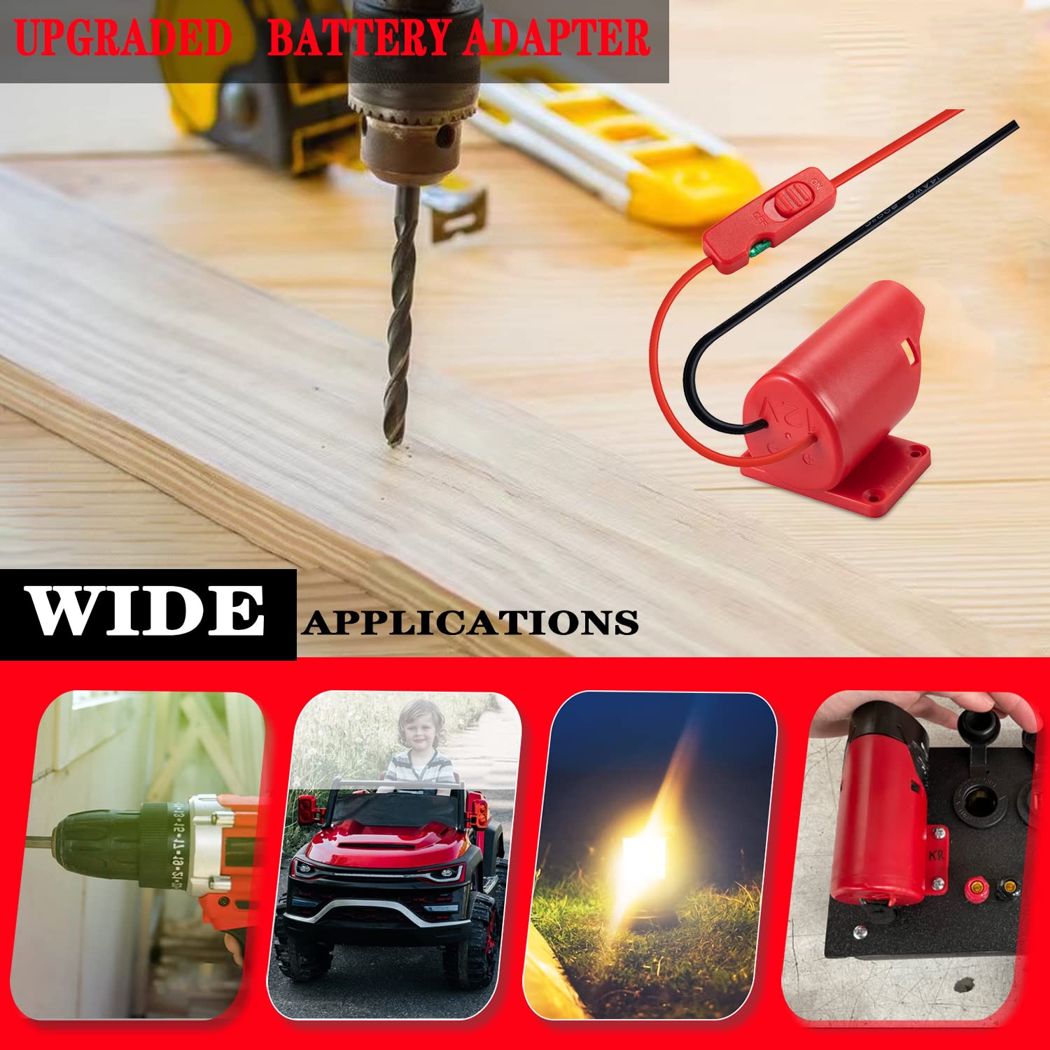 Mua Upgraded M12 Battery Adapter for Milwaukee 12V Battery Adapter All ...