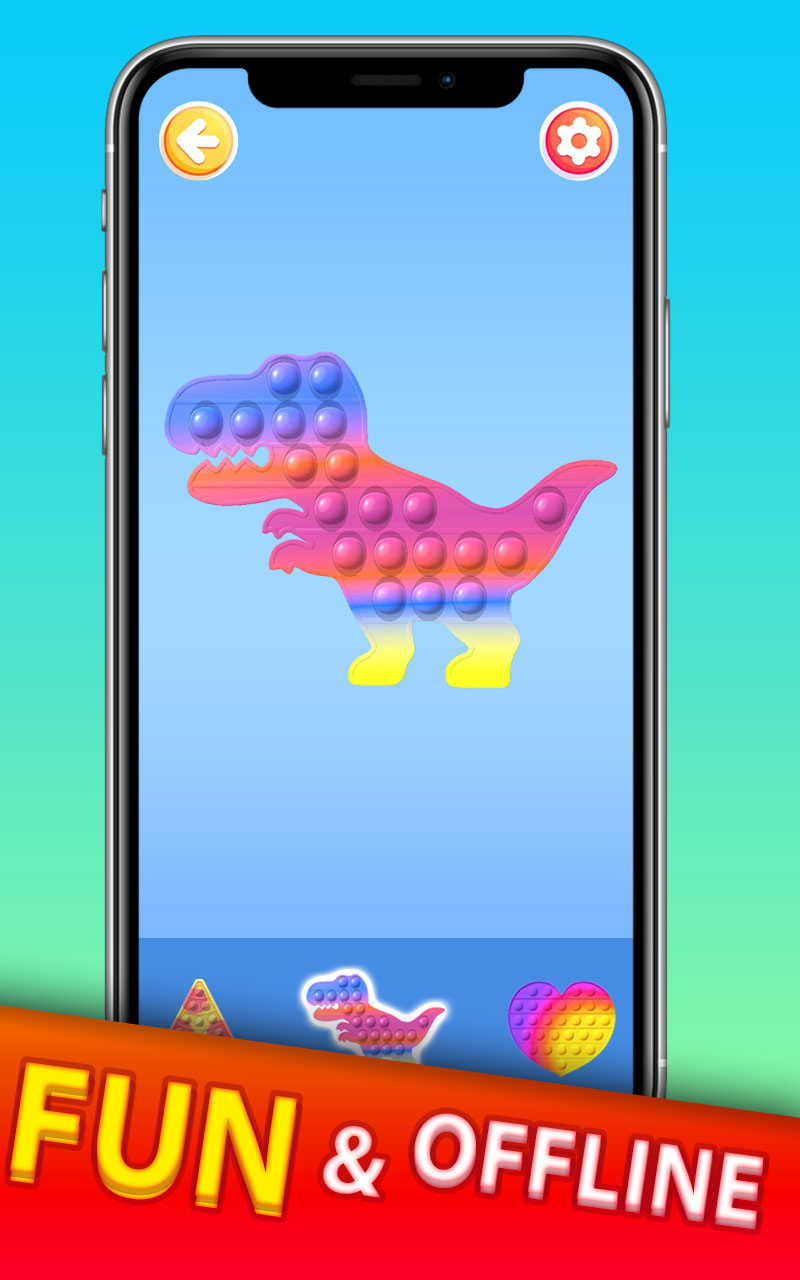 Bubble Push Fidgets Popping Ouch 3D - Trade Fidget Pop it Toys Trading ...