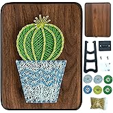 Amazon.com: BAZIMA DIY String Art Kit for Beginner,DIY Aloe Potted Craft Kit,Unique Gift,Craft ...
