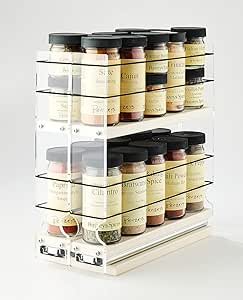 Vertical Spice - 22x2x11 DC - Spice Rack - Narrow Space w/2 Drawers ...