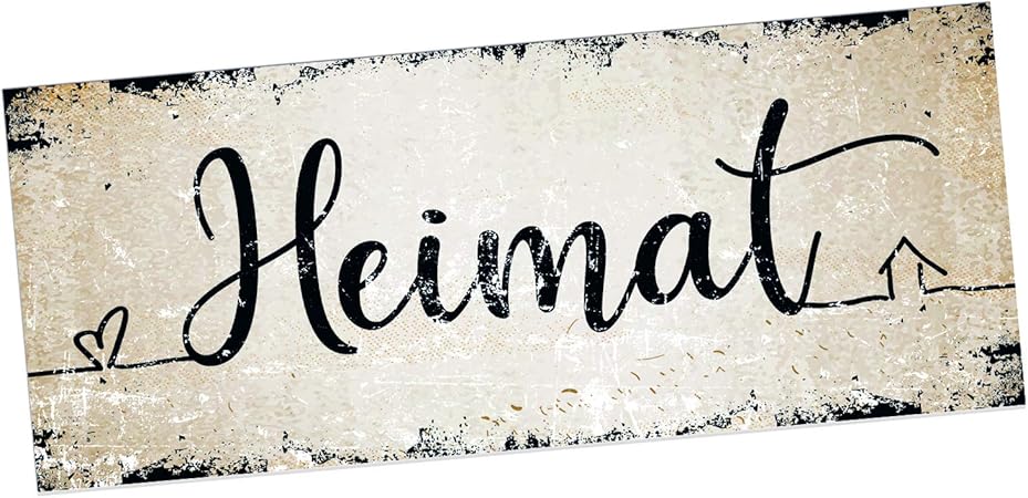 Logbuch-Verlag Schild Heimat zuhause daheim Geschenk Weihnachten ...