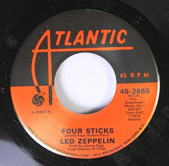 Led Zeppelin 45 RPM Four Sticks / Rock and Roll: Amazon.co.uk: Music