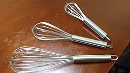 Amazon.com | ONME Stainless Steel Balloon Wire Whisk for Blending ...
