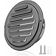 6inch 304 Stainless Steel Air Vents, Louvered Grille Cover Vent Hood Flat Ducting Ventilation ...