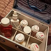 Amazon.com: AZDENT Ollieroo Lockable Medication Box Organizer Small ...