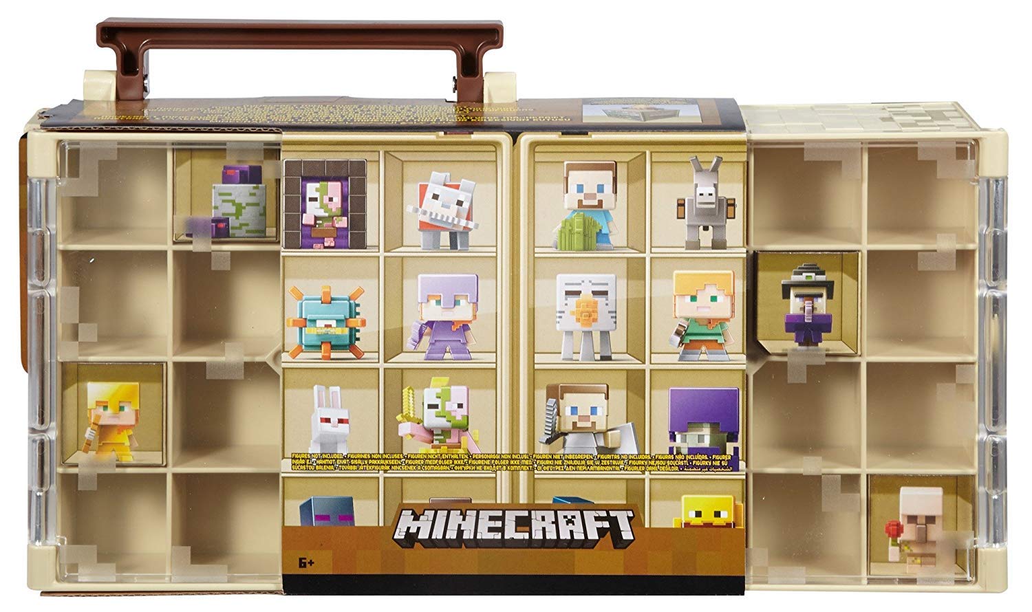 Mattel Minecraft Mini figure Collector Case | Desert Theme Design Holds ...