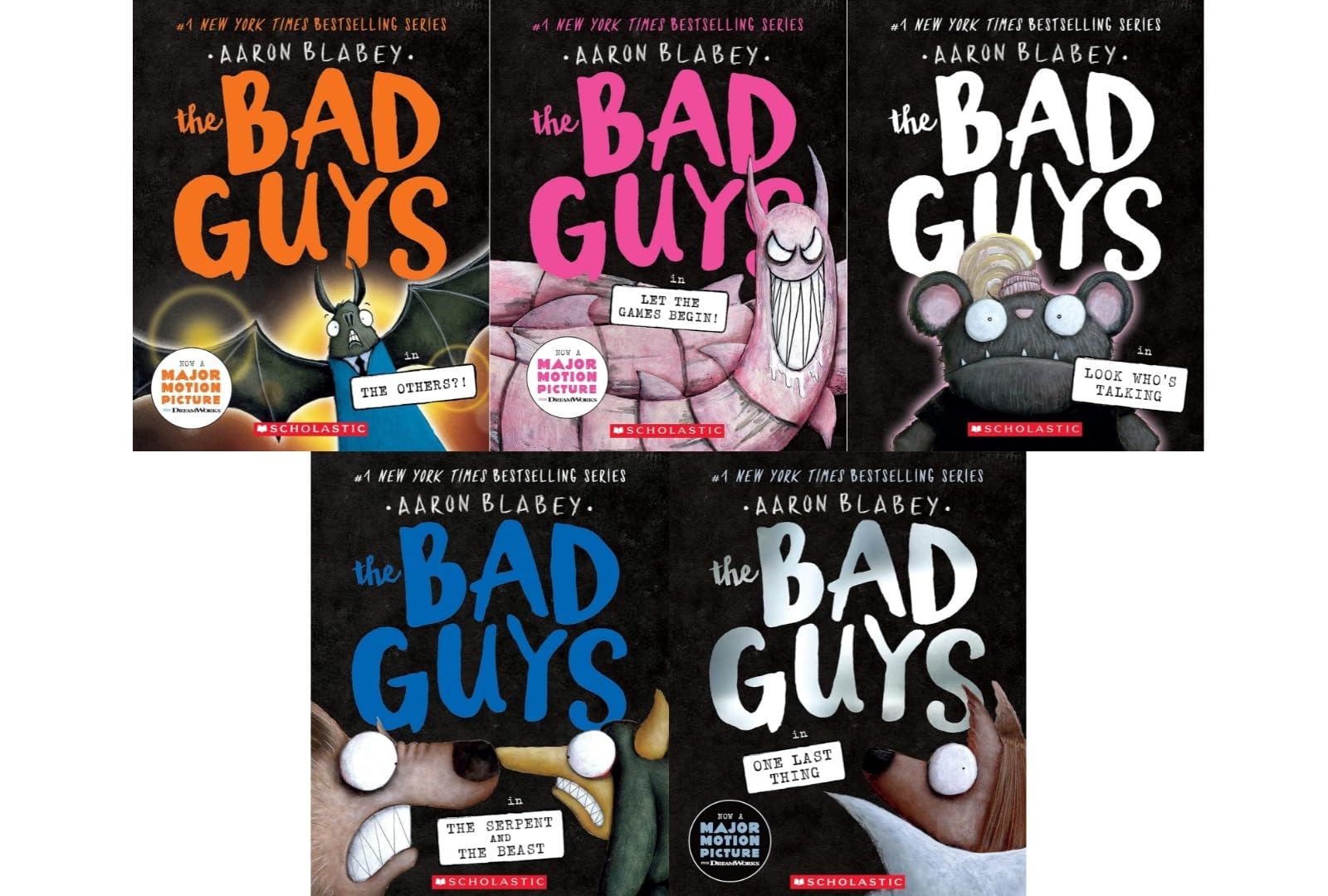NEW SET! The Bad Guys Series 5 Books Set (Book #16 - Book #20)