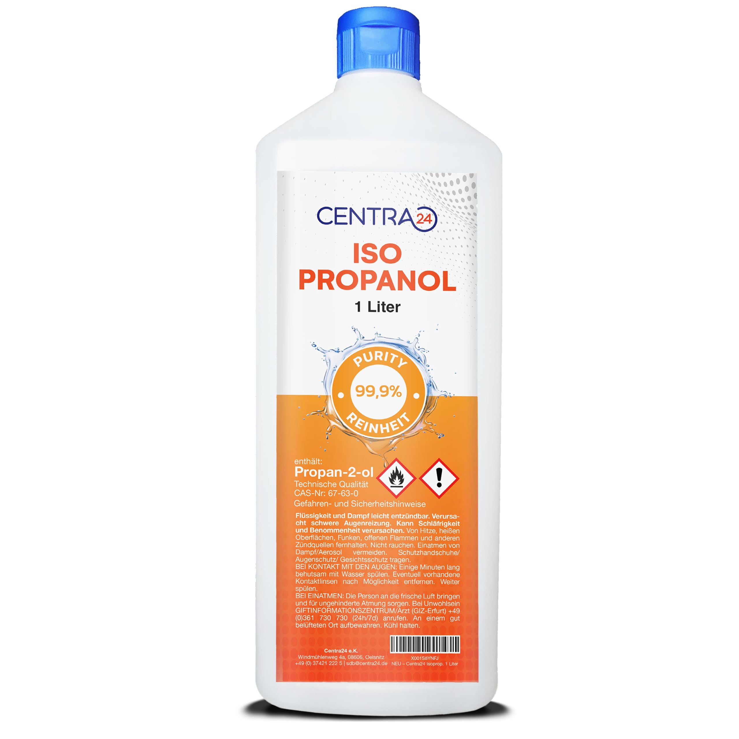 Mua Centra24 Isopropanol, 1 Litre, 99.9%, Cleaner, Degreaser, Solvent ...